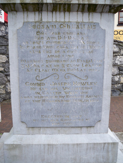 Joseph Howley Monument, Dublin Road, Main Street, ORAN MORE, Oranmore ...